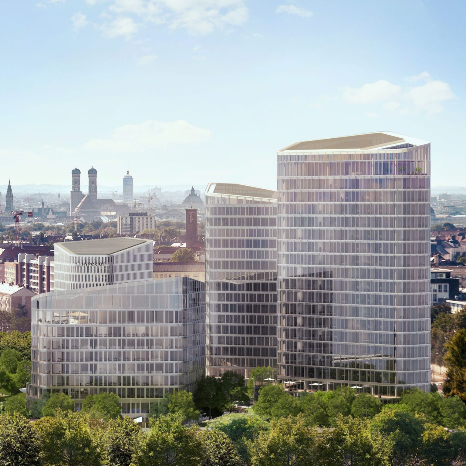 Bavaria Towers - the new gateway to Munich starts construction! - VON ...